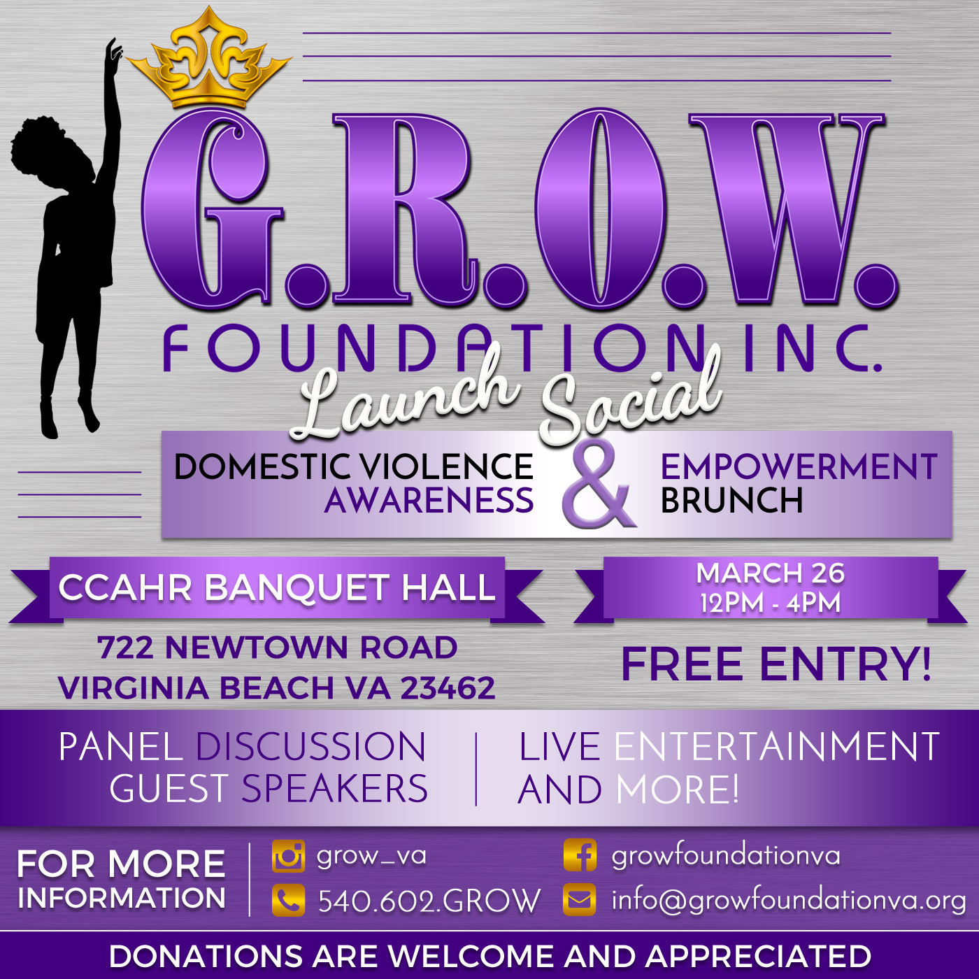 G.R.O.W. Foundation, Inc. Launch Social - G.R.O.W. Foundation, Inc. G.R.O.W. Foundation, Inc. Launch Social - G.R.O.W. Foundation, Inc.